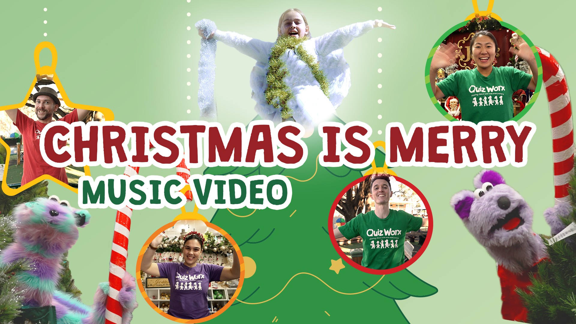 Christmas is Merry Music Video | Quiz Worx